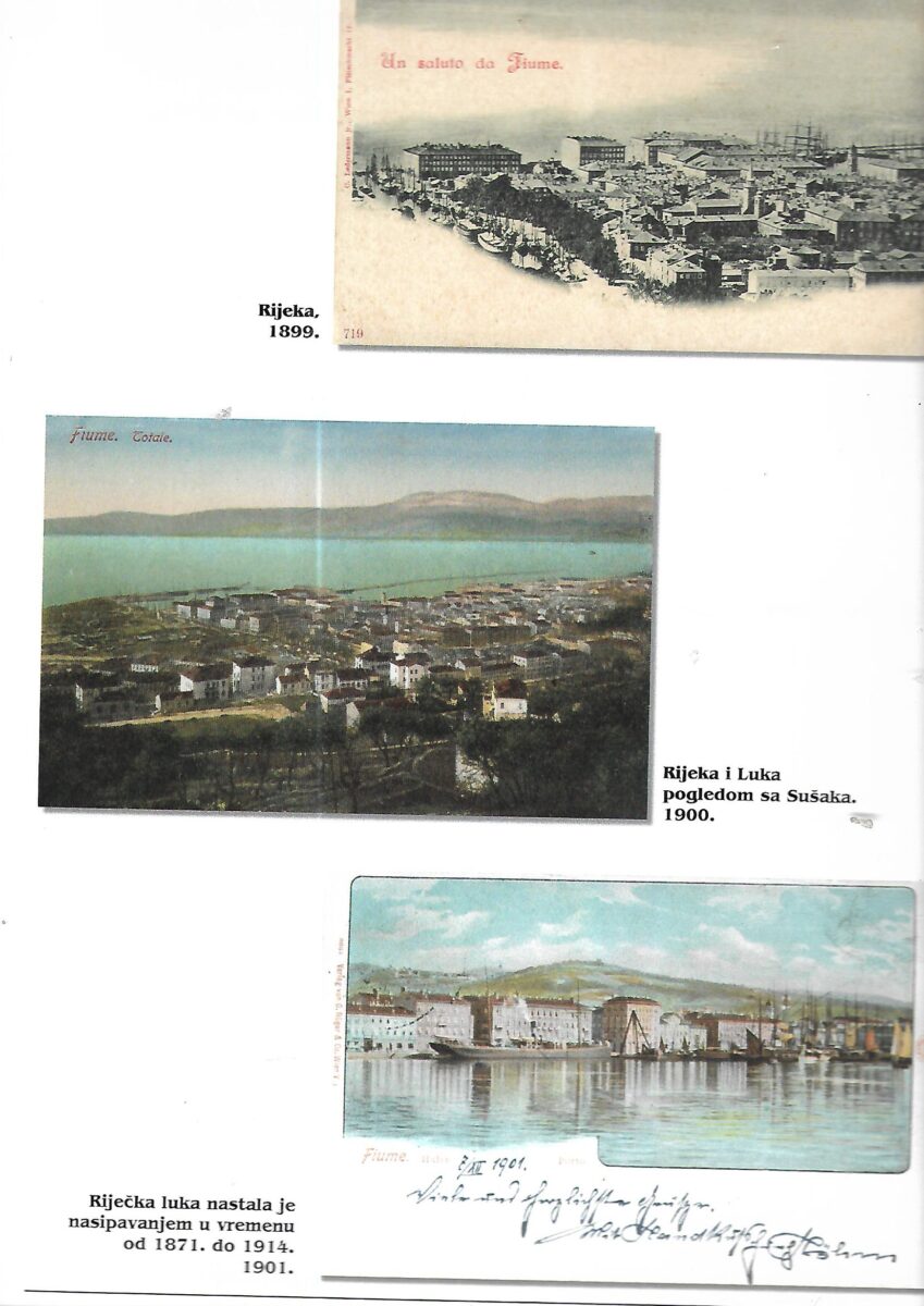 Milovan Cemović: Moj grad Rijeka - Fiume na starim razglednicama 1890.-1920. | Crveni Peristil