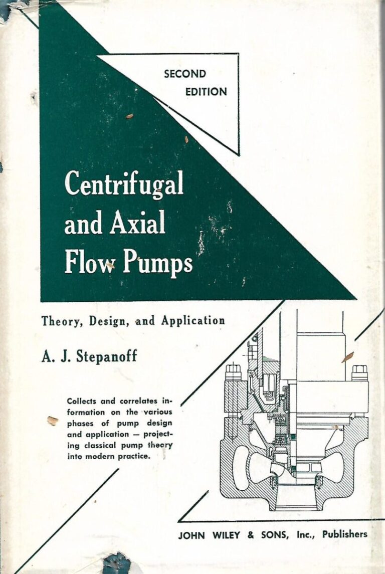A.J. Stepanoff: Centrifugal and Axial Flow Pumps | Crveni Peristil