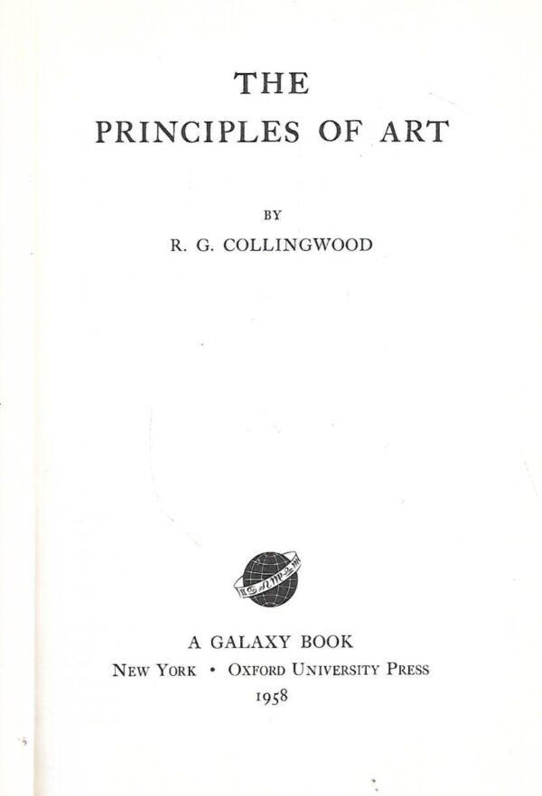 R.G.Collingwood: The Principles of Art | Crveni Peristil