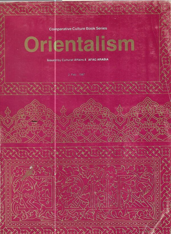 Orientalism, Comparative Culture Book Series | Crveni Peristil
