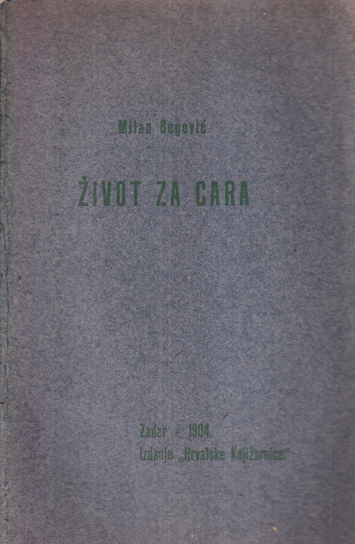 Milan Begović: Život za cara | Crveni Peristil
